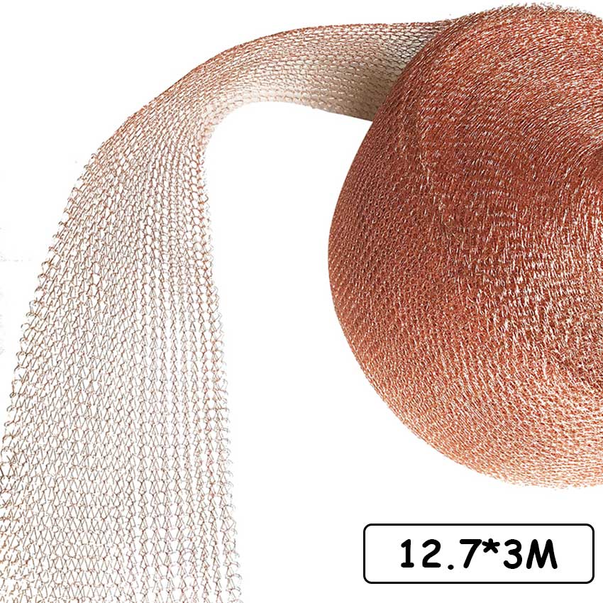 12.7cm 3/6m Pure Copper Mesh Screen Food Distillation Column Packing ...