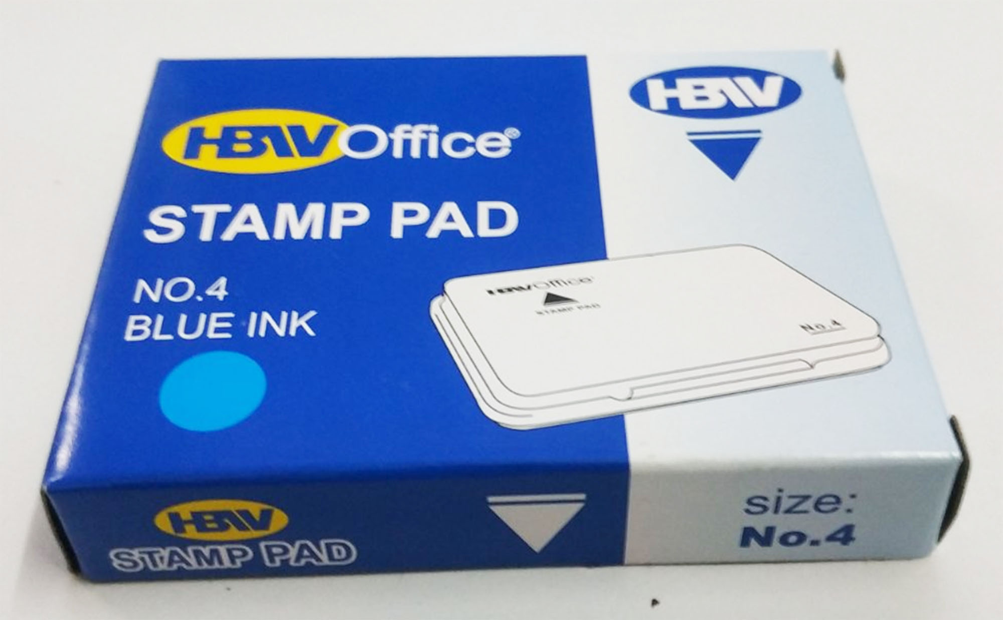 HBW STAMP PAD NO. 4 ( 3" X 3" ) ( BLUE COLOR ) STAMP PADS STAMPAD ...