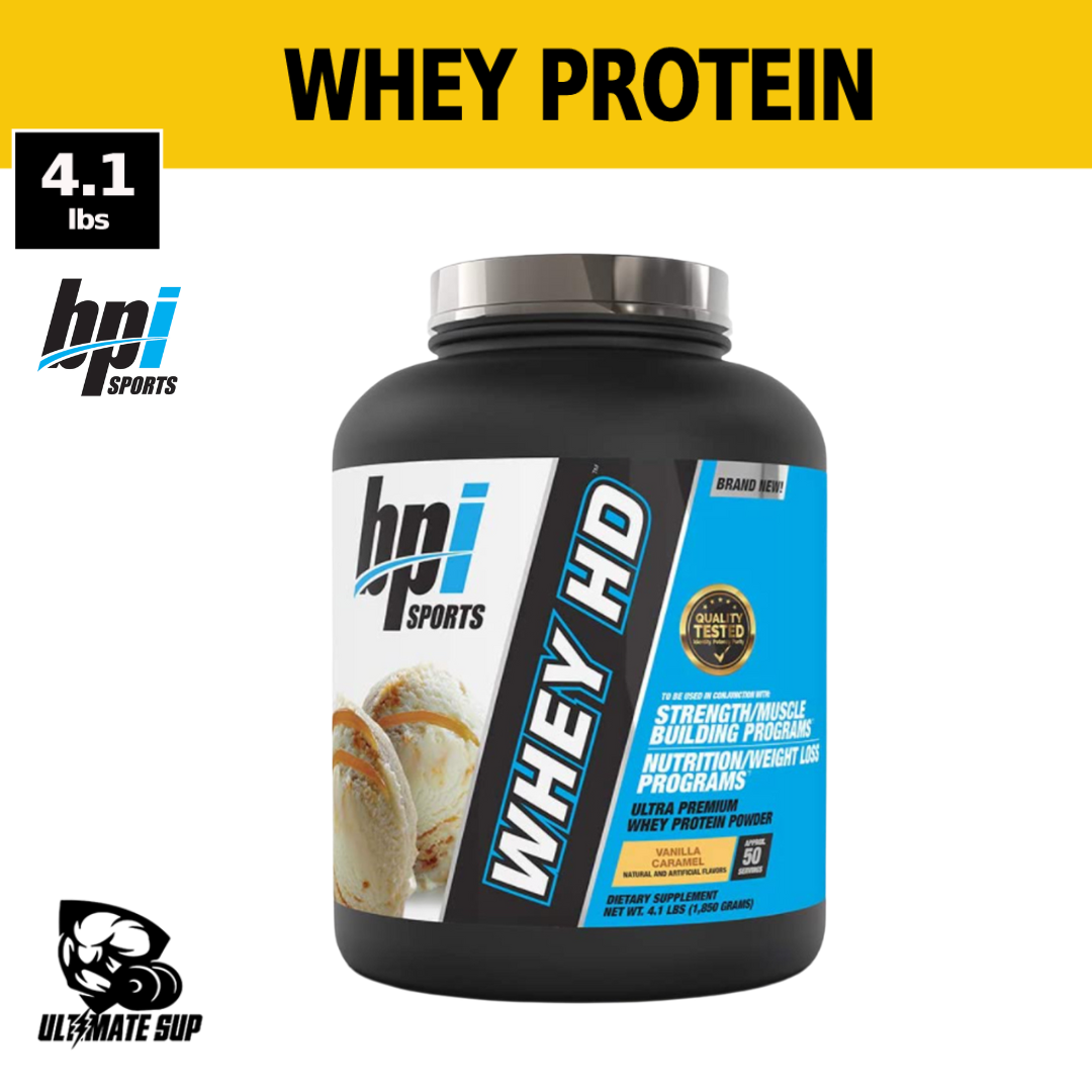BPI Sports, Whey HD, Ultra Premium Whey Protein Powder, Recovery ...