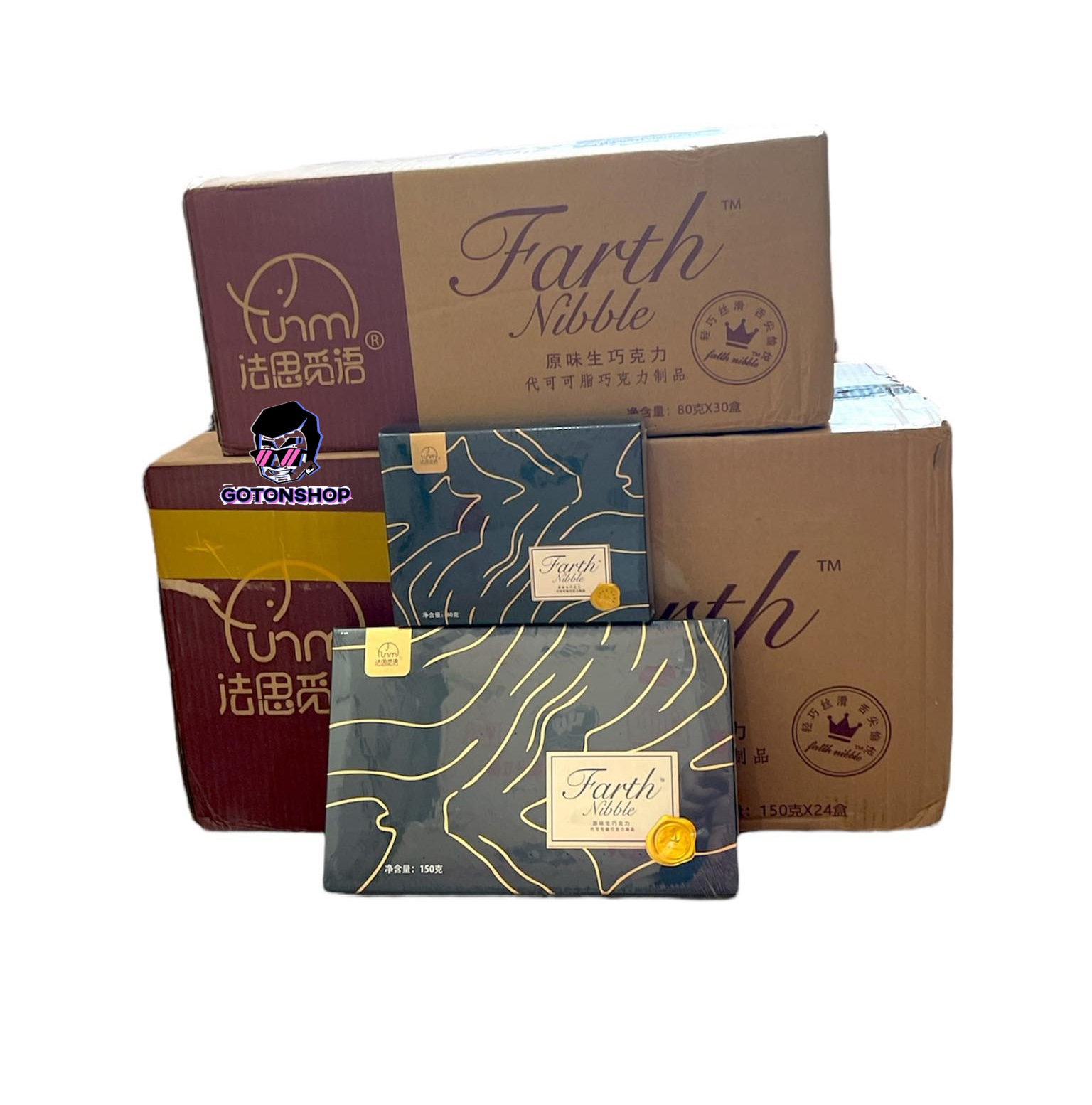 นามะช็อกโกแลต นามะช็อกโกแลตยอดฮิต Chocolate Royce Farth nibble ยกลัง 2 ...