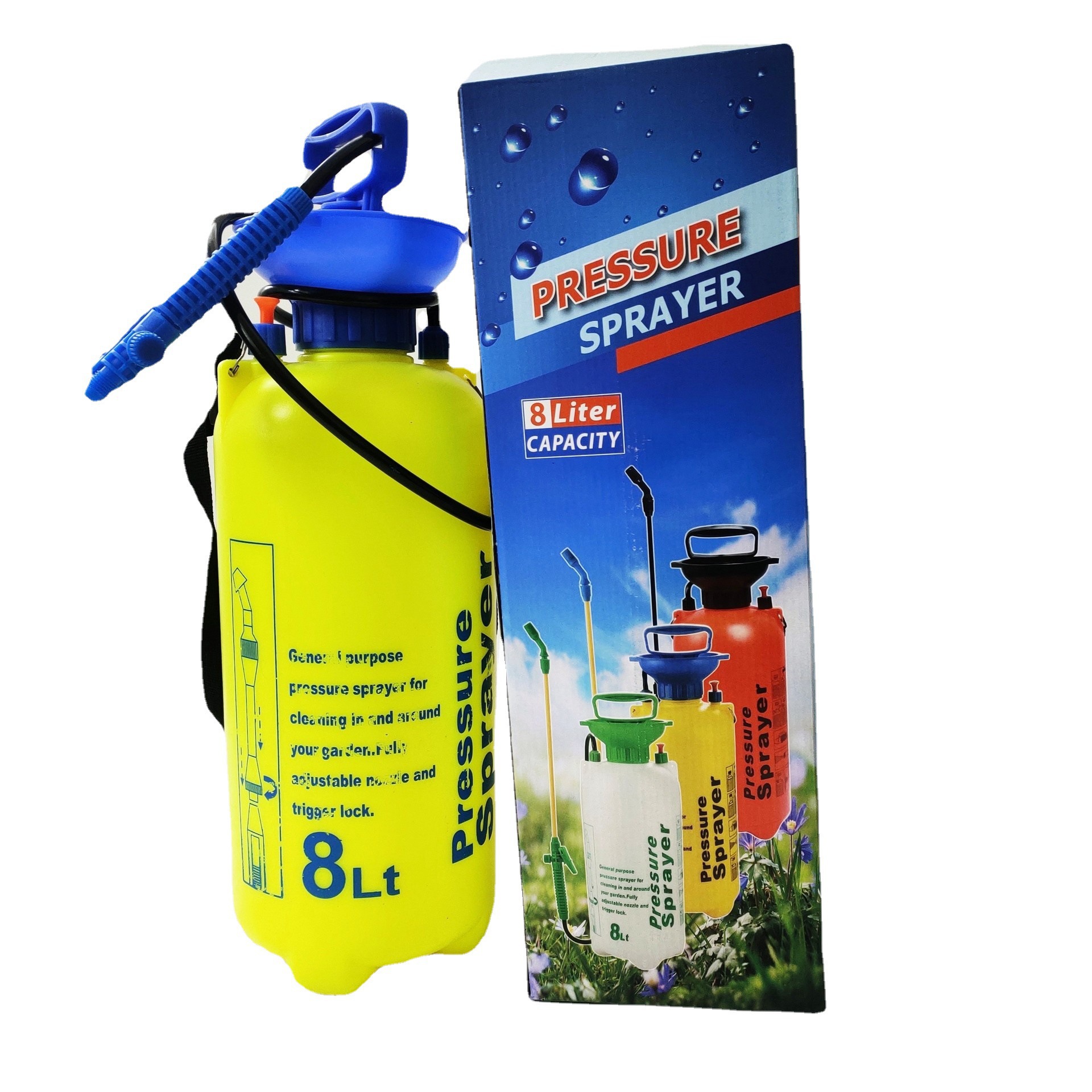 COD 8l Garden Sprayer For Plants Shoulder Watering Can Spray Bottle ...
