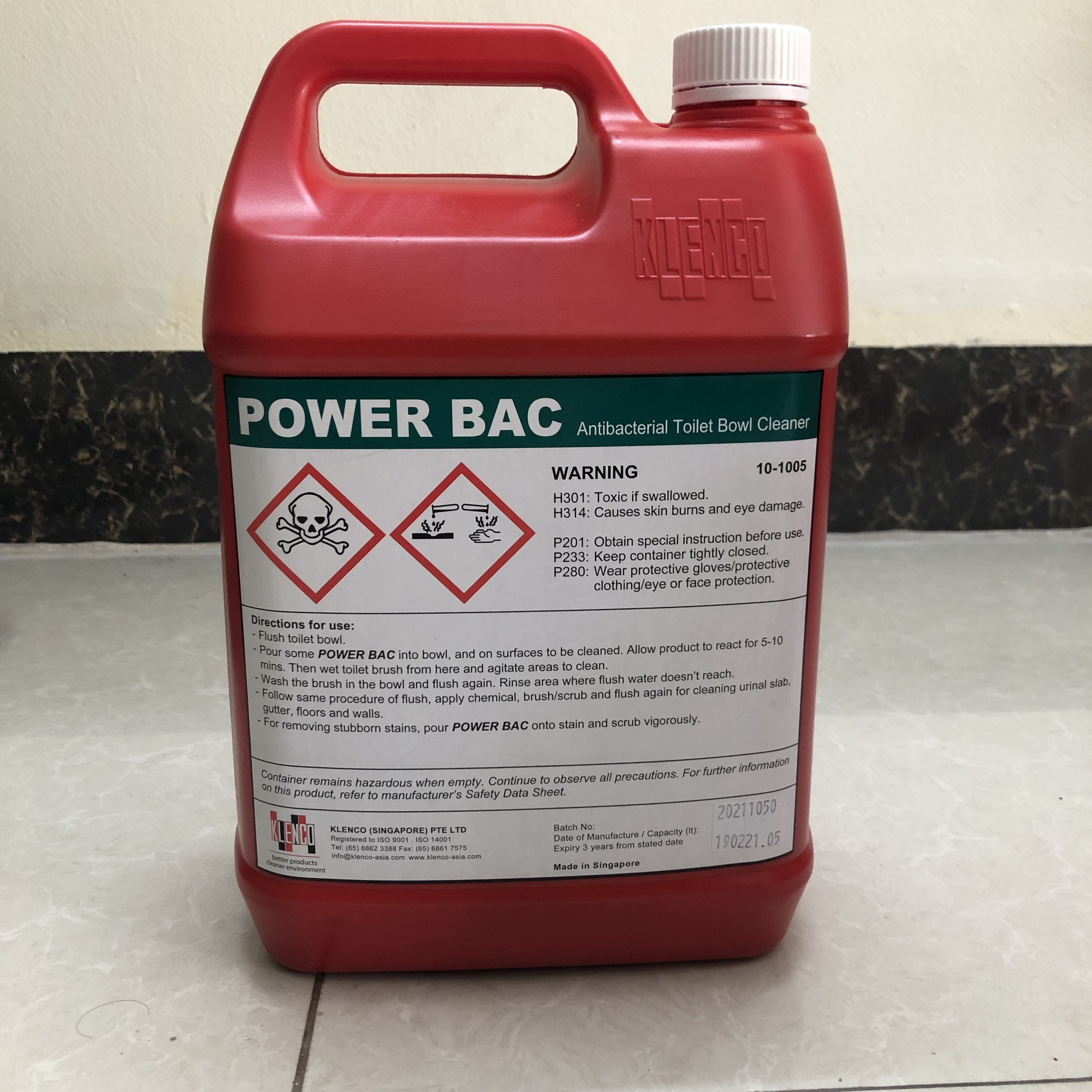 Nước tẩy rửa bồn cầu, diệt khuẩn Klenco Power Bac | Lazada.vn