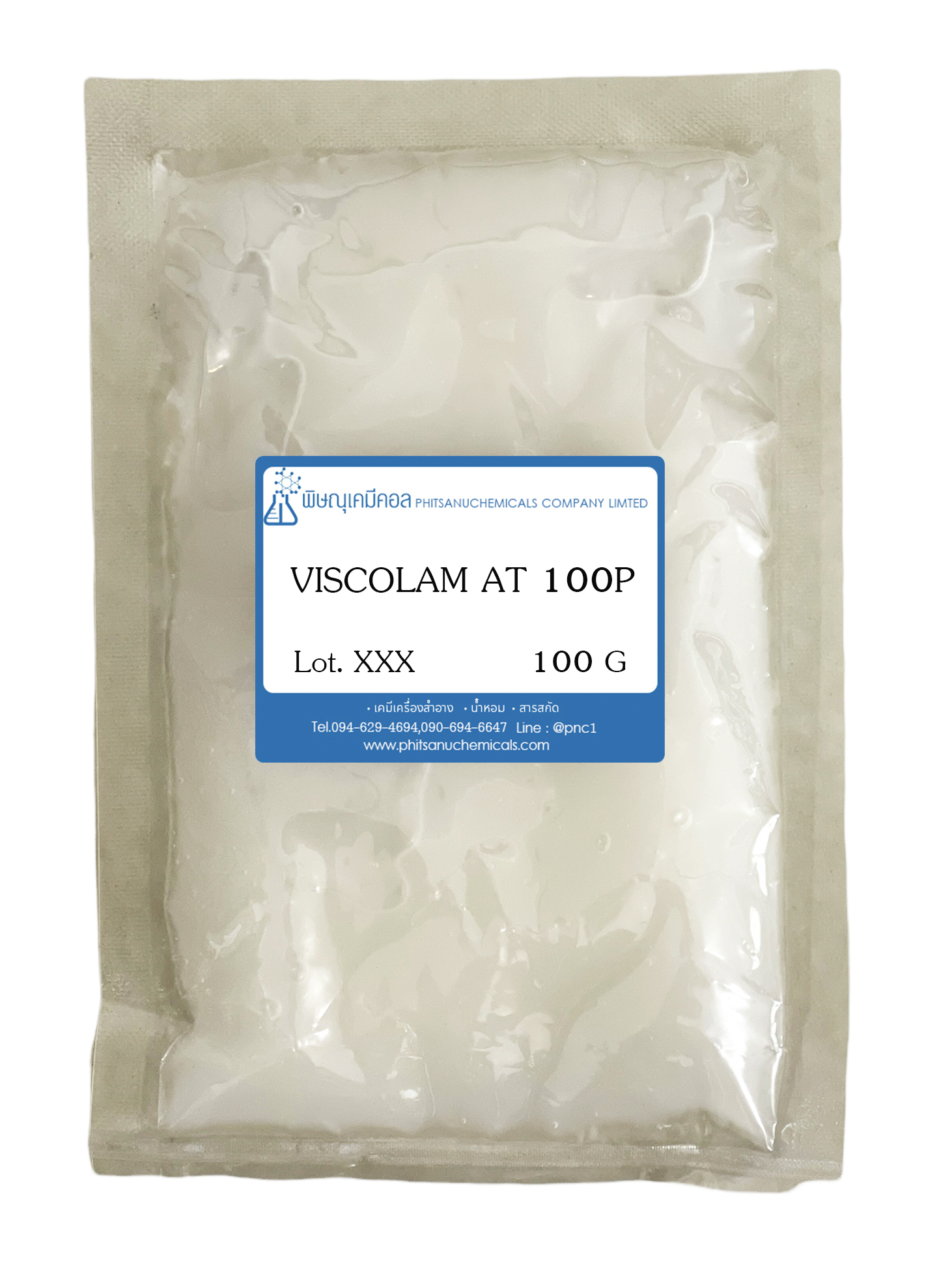 VISCOLAM AT 100P [วิสโคลาม เอที 100พี] [สารขึ้นเนื้อครีมเครื่องสำอาง ...