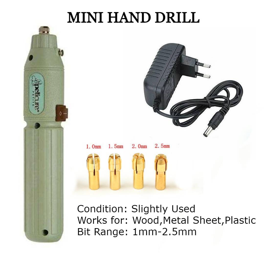 High Speed Mini Drill Machine DC For DIY and Electronic Projects ...