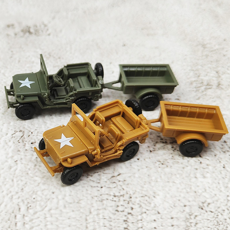 4D Assembly 1/72 US Willys Jeep MB General Purpose Car Army Truck ...