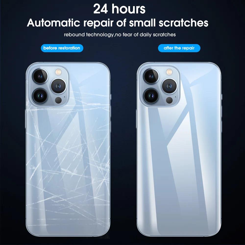 Yuanyan 1/2Pack Phone Back Side Film For iPhone 15 14 13 12 Pro Max ...