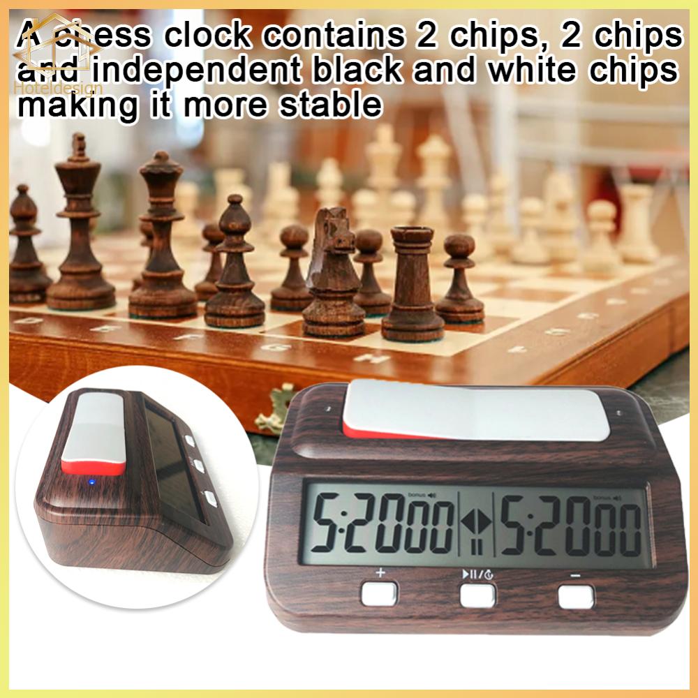 Digital Chess Timer Battery Powered Competition Game Stopwatch ...