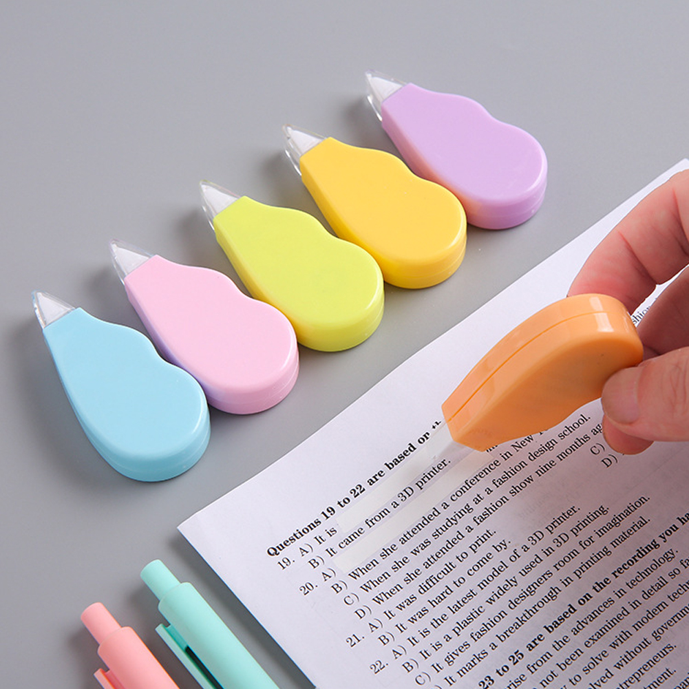 6Pcs Portable Mini Correction Tape Large Practical Correction Tape ...