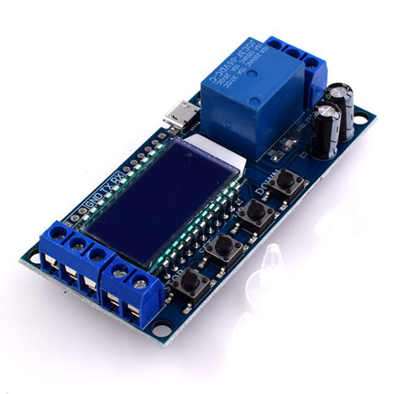 Lcd Display Time Delay Relay Module Dc 6-30V Control Multifunction ...