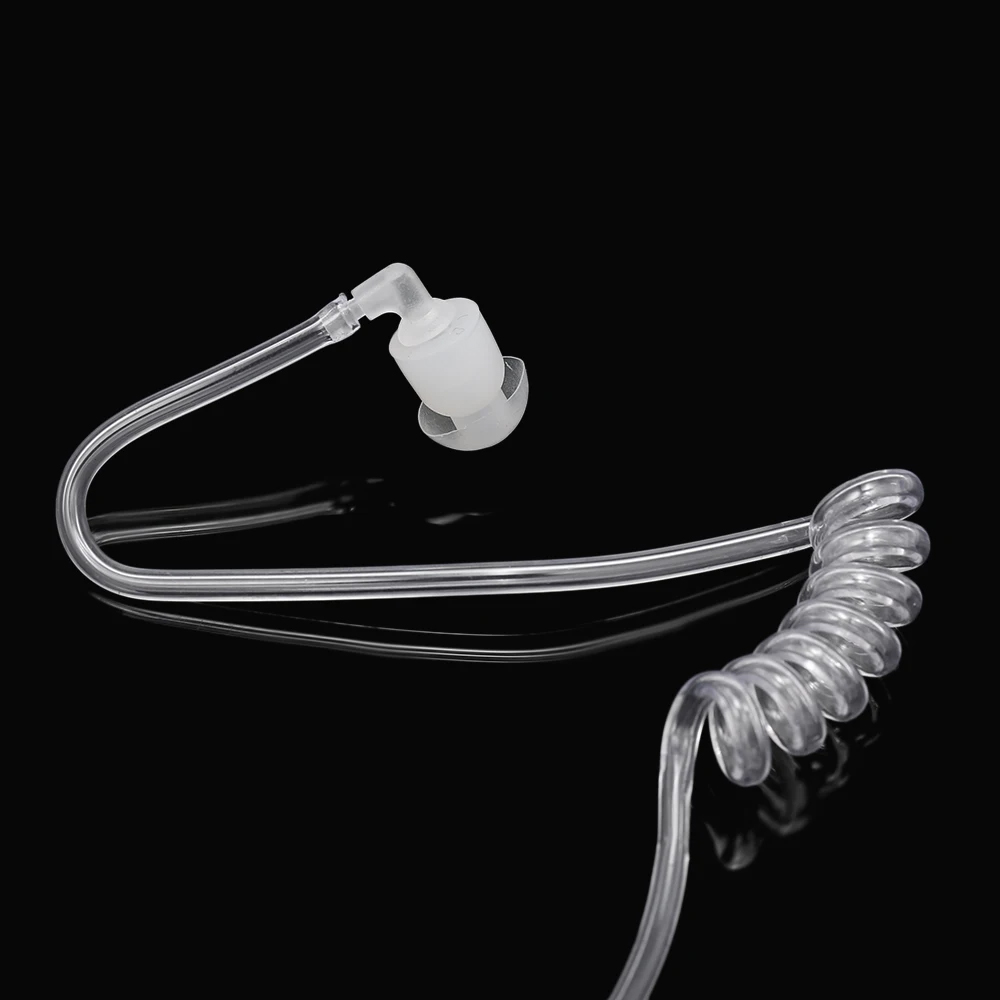 Headsets 2 Pin Covert Acoustic Earpiece with Big Mic PTT for M/K Plug ...