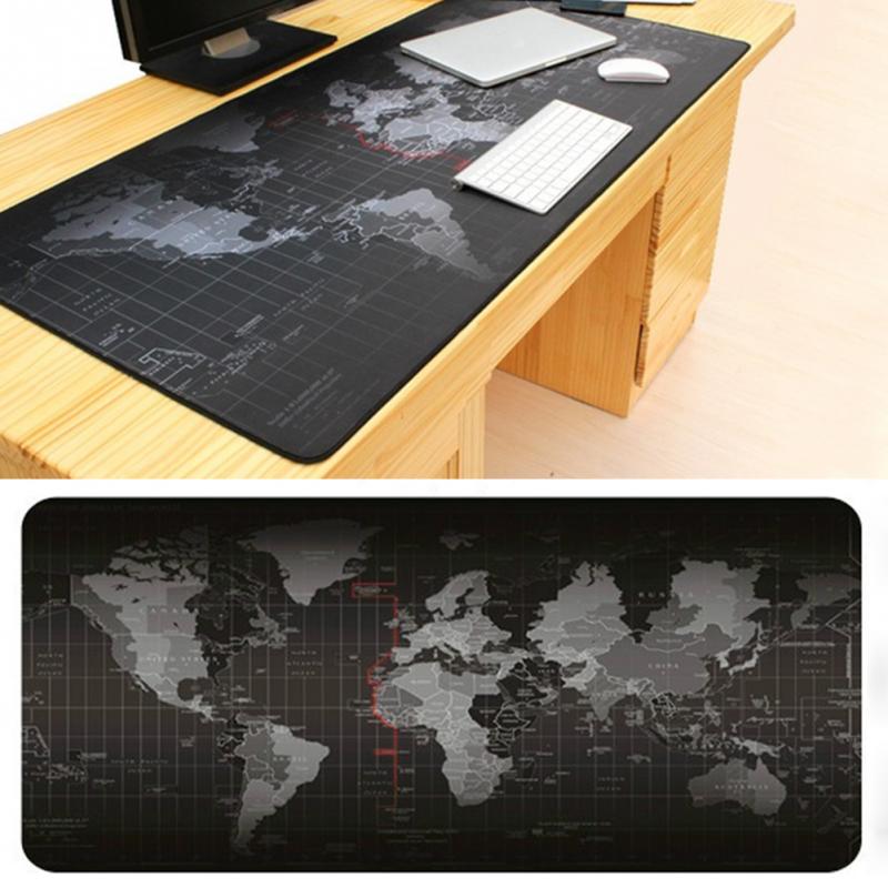 【LuxeGlow】Old World Map Large Table Mat Household Anti-slip Tableware ...