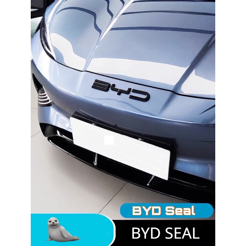 BYD badge front grille logo high gloss black | Lazada
