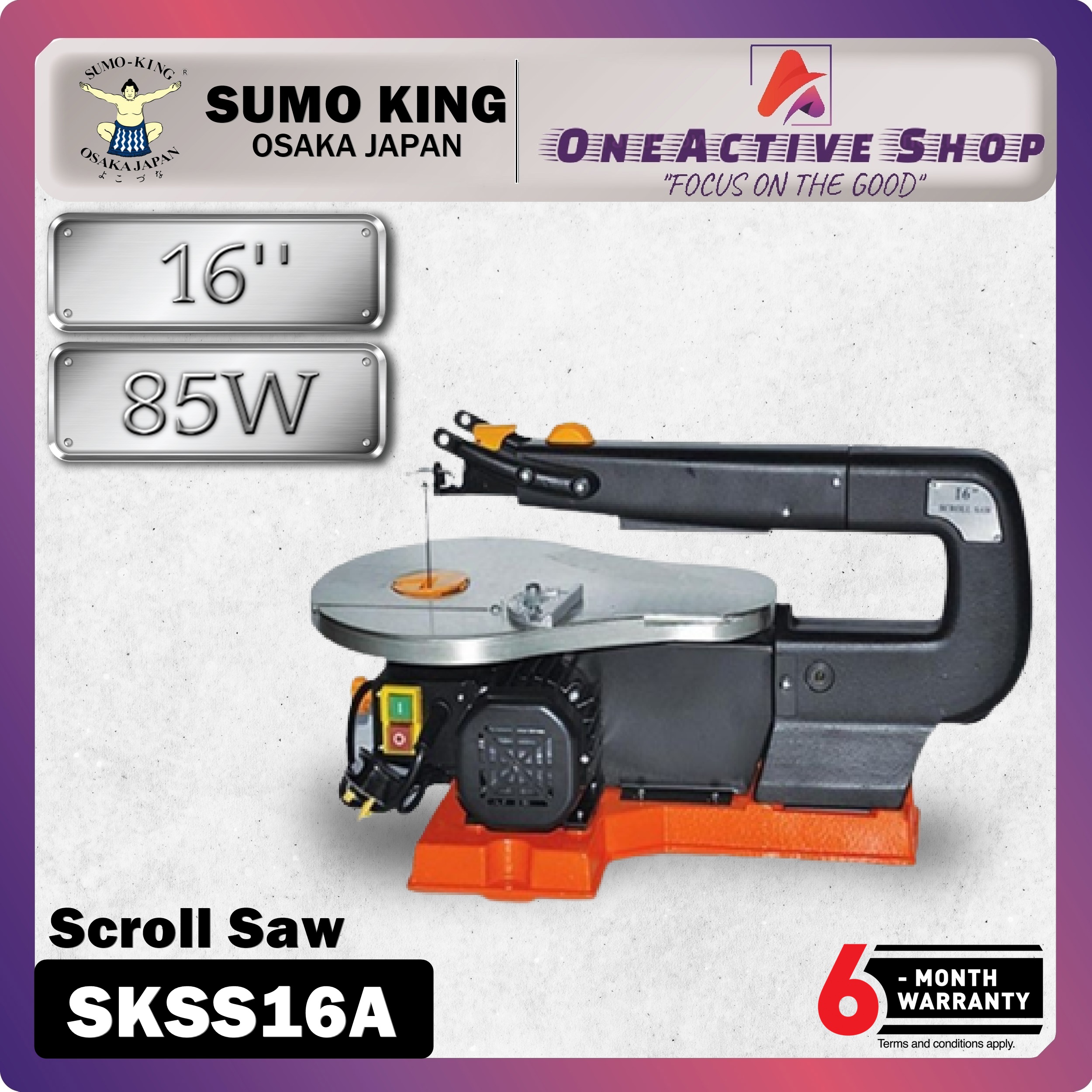 SUMO KING 16" Professional Scroll Saw SKSS16A - 6 Month Warranty ( SUMO ...