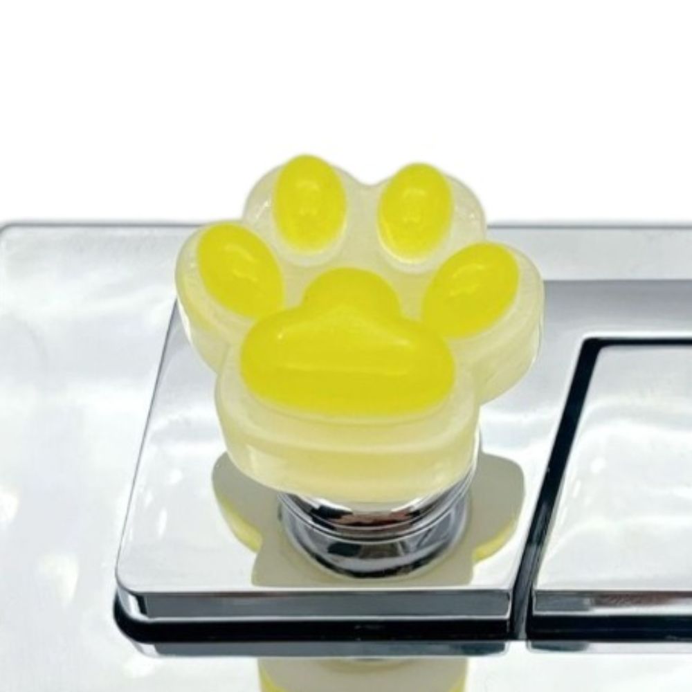 Fashion Cute Luminous Toilet Press Cat Paw Push Switch Toilet Button ...