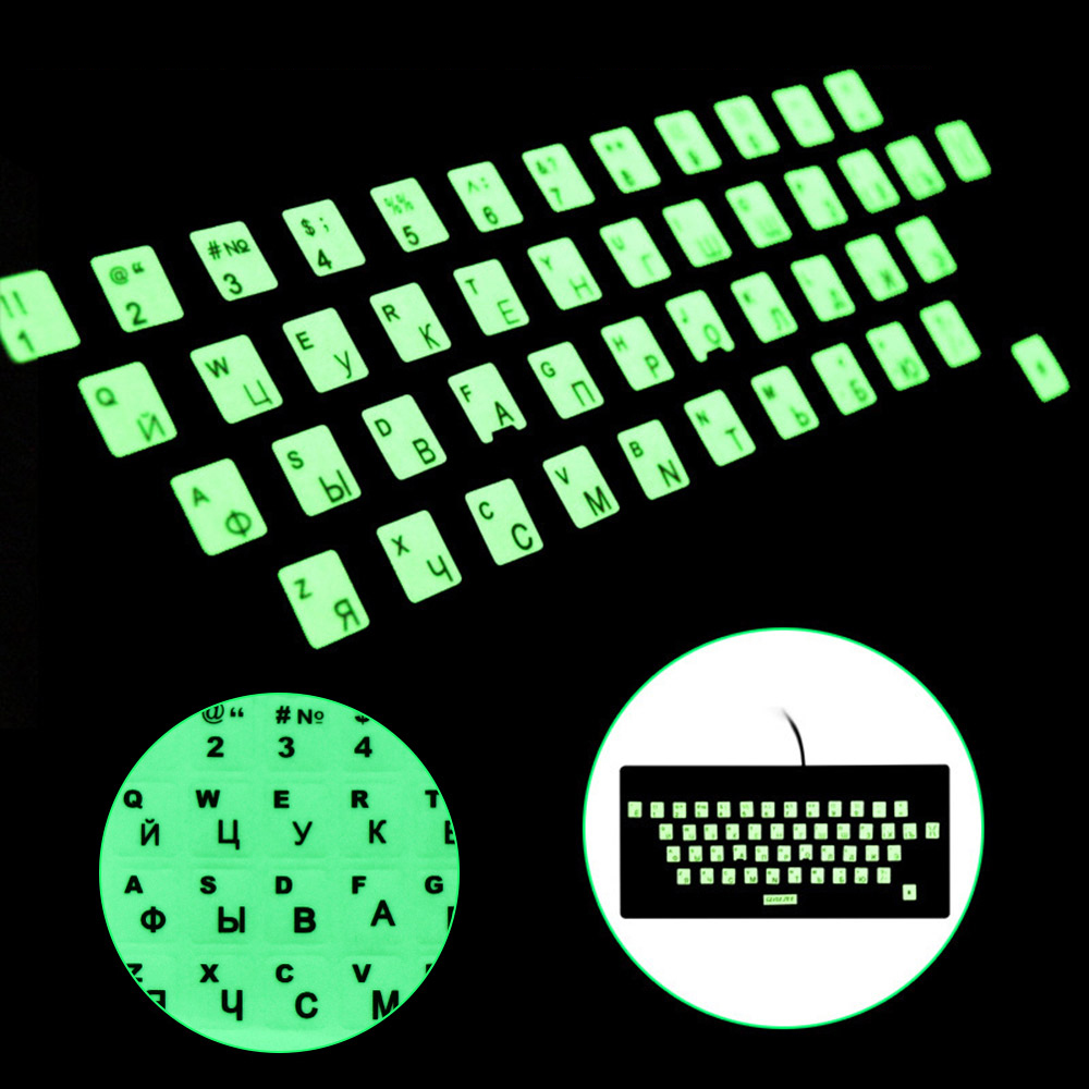 【UrbanNomad】Luminous Keyboard Laptop PC Letter Protective Alphabet ...