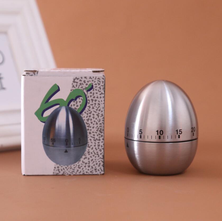 Upgrade Stainless steel kitchen mechanical egg timer 60 Minutes as ...