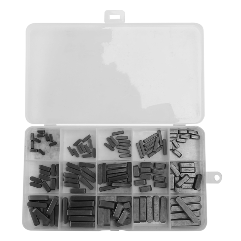 140Pcs Key Stock Assortment 10mm x12mmx 16mm x20mm x25mm x30mm Key ...