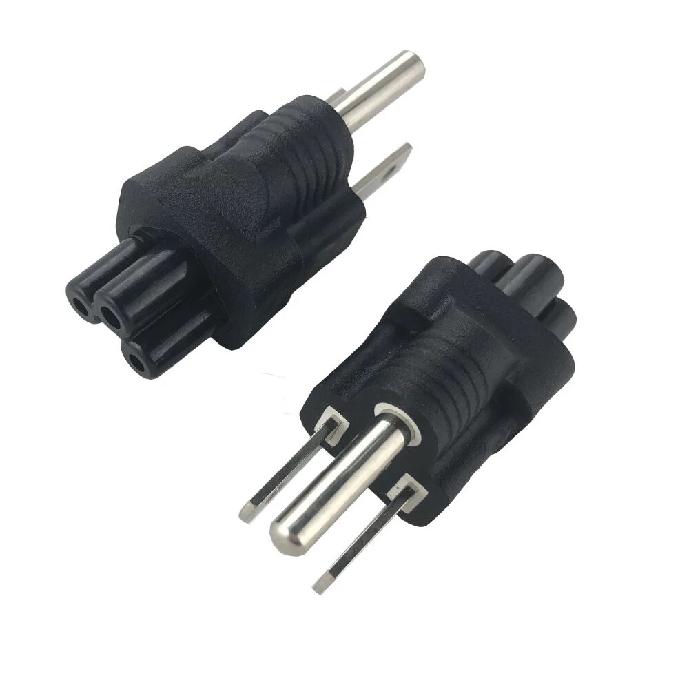 AC power cable plug adapter IEC C5 to NEMA 5-15P Plug Adapter | Lazada PH