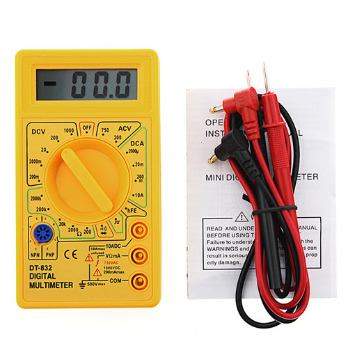 【Good sharing!】C90D Professional DT832 Digital Multimeter LCD DC AC ...