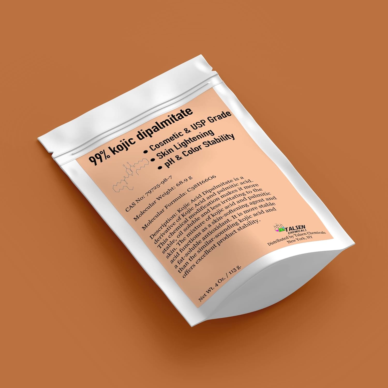 Kojic Acid Dipalmitate Powder Natural and Organic Derivative of Kojic ...