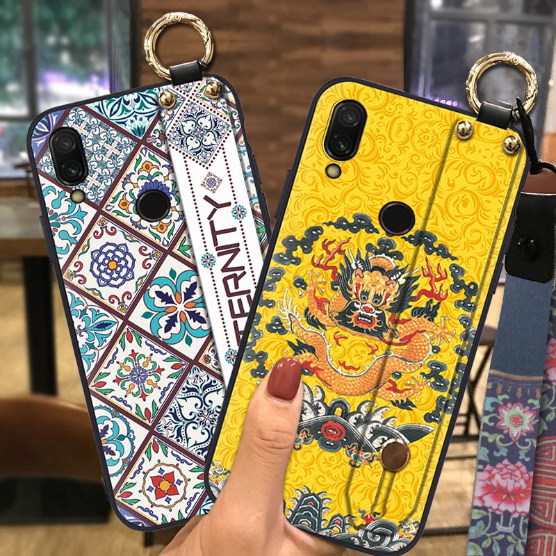 Fashion Design Kickstand Phone Case For Xiaomi Redmi 7/Y3 ring Lanyard ...