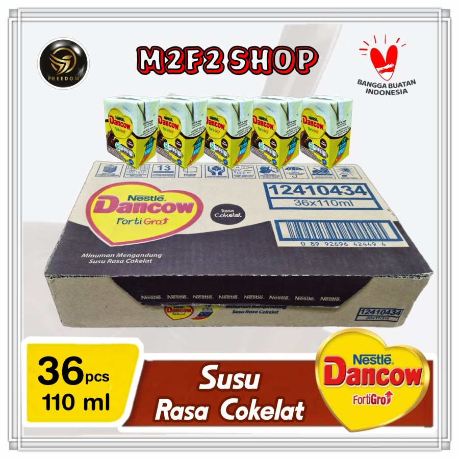 Susu Dancow Kotak Fortigro Cokelat UHT - 110 ml (Kemasan Karton ...