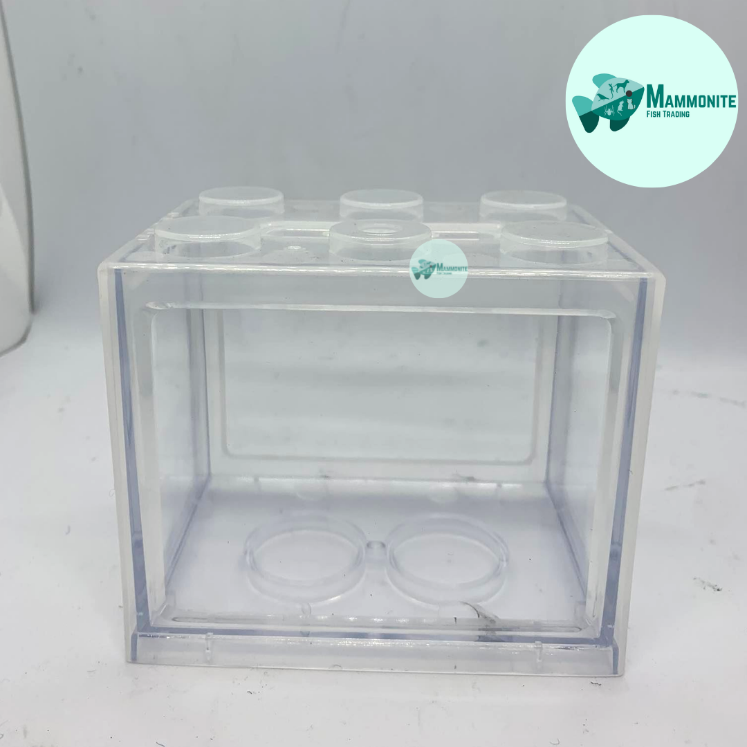 Aquarium Mini Betta Lego Tank Stackable Colorful Clear Container ...