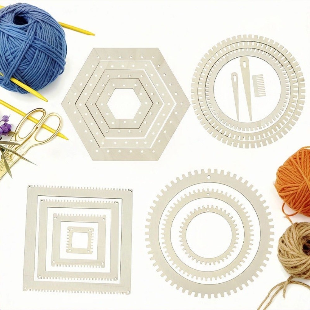 Creative Versatile Wooden Weaving Loom Kit Traditional Art Crafts ...