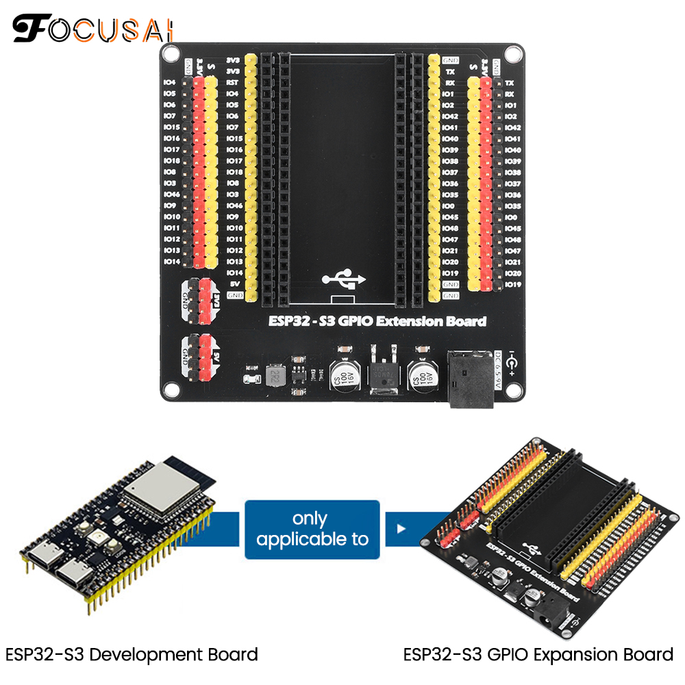 FocusAi ESP32-S3 GPIO IoT บอร์ดพัฒนาบอร์ดขยายสำหรับเครื่องพิมพ์บอร์ดขยายสำหรับเครื่องพิมพ์ ESP32 ...