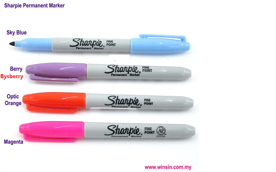 SHARPIE PERMANENT UPC MARKER FINE POINT.Proudly permanent ink marks on ...