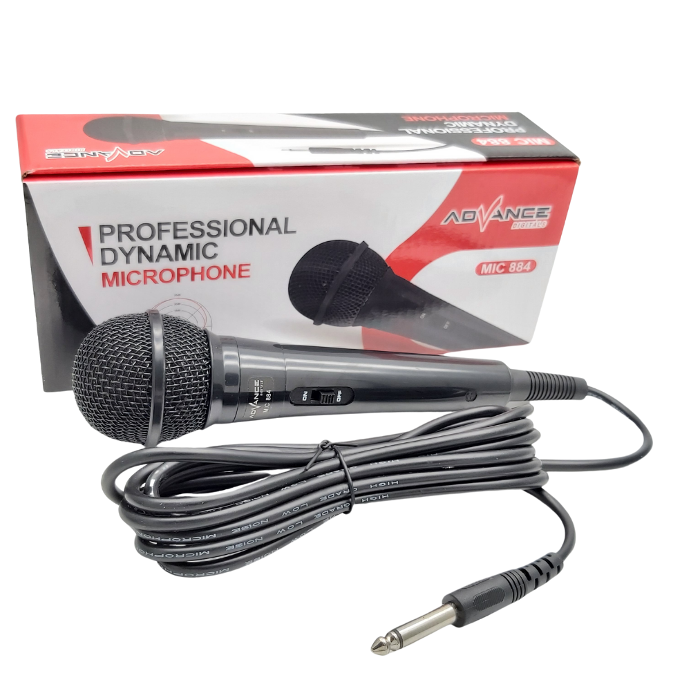 Microphone Advance Mic 884 Mic Kabel Karaoke | Lazada Indonesia