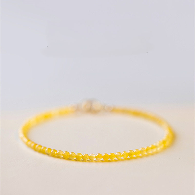 【Hot Picks】Birth Stone Fugui Stone 2mm Topaz Bracelet Natural Bracelet ...