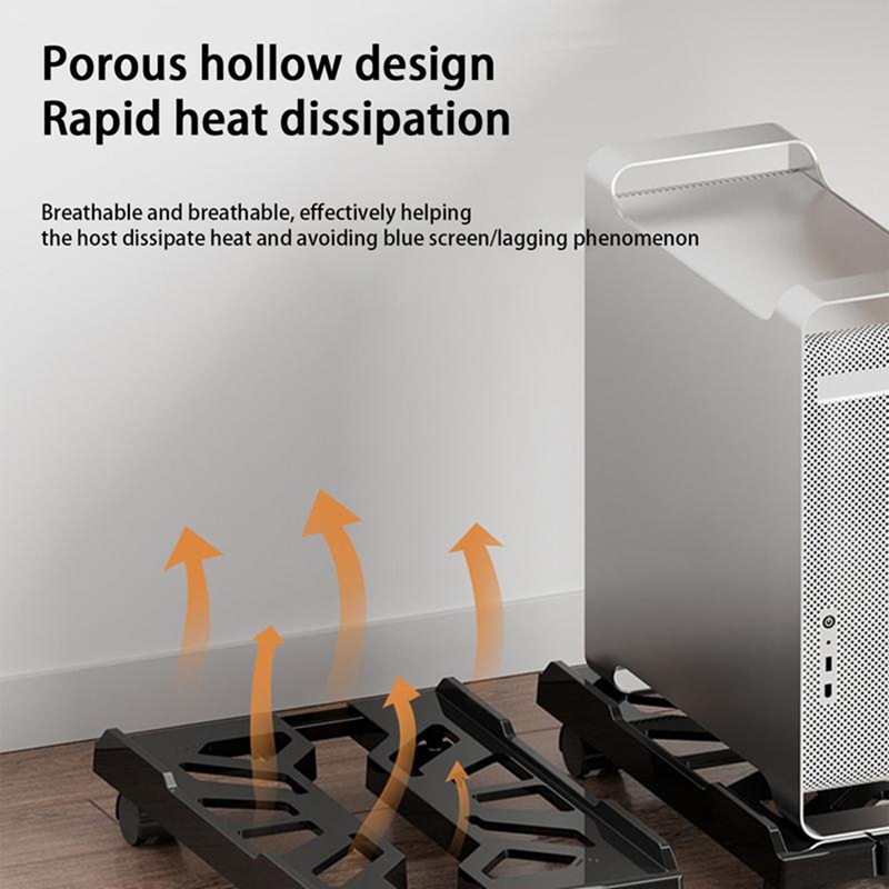 Computer Tower Stand Adjustable Mobile CPU Stand CPU Holder PC Tower ...
