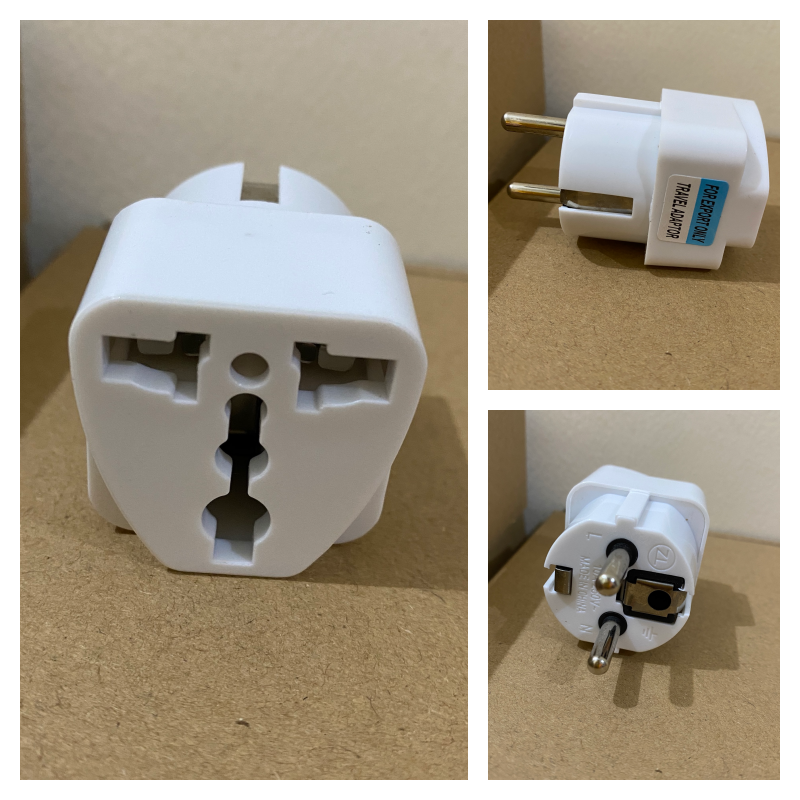 [COD] - Steker Colokan Listrik Kaki 3 ke Kaki 2 Adapter Travel ...