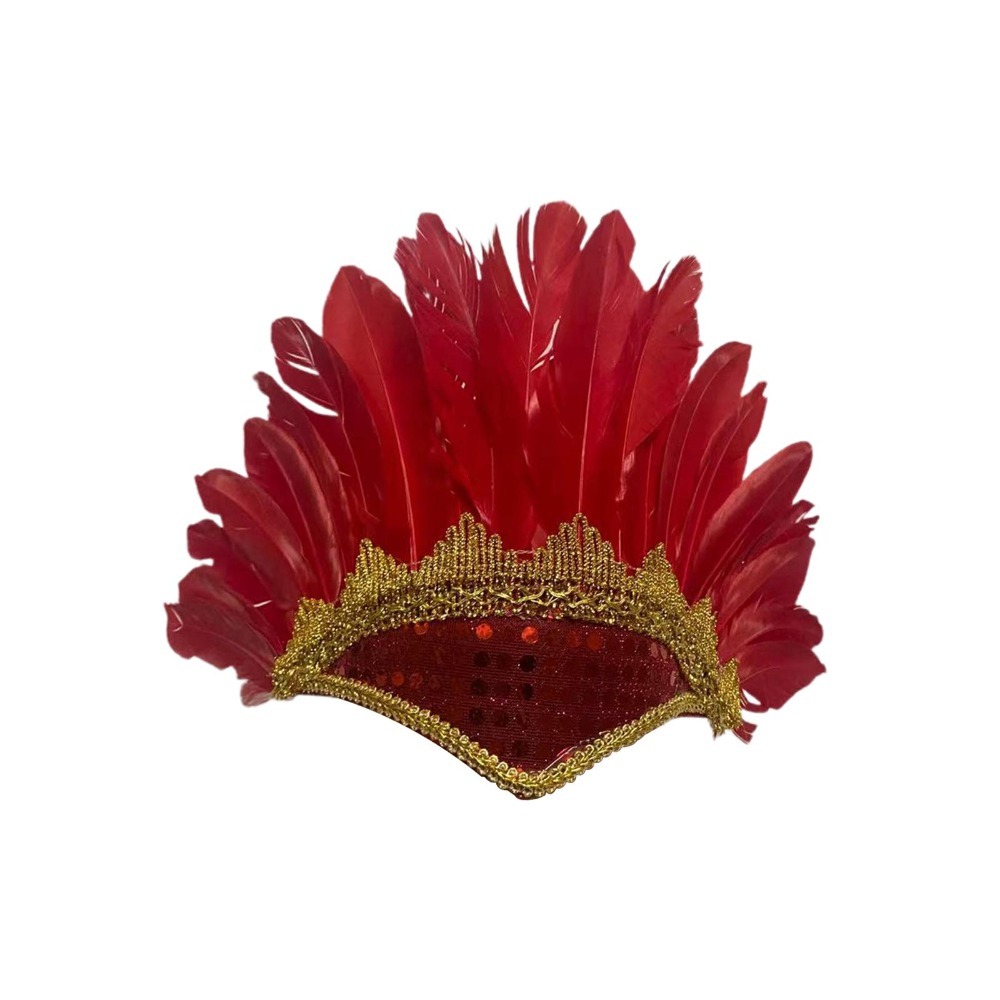 【Ready Stock/COD】 Feather Colored Headwear Performance Clothing ...
