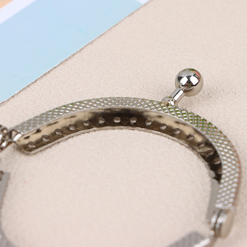 1Pc 5CM Metal Coin Purse Frame For Bag With Key Ring Hardware Kiss ...