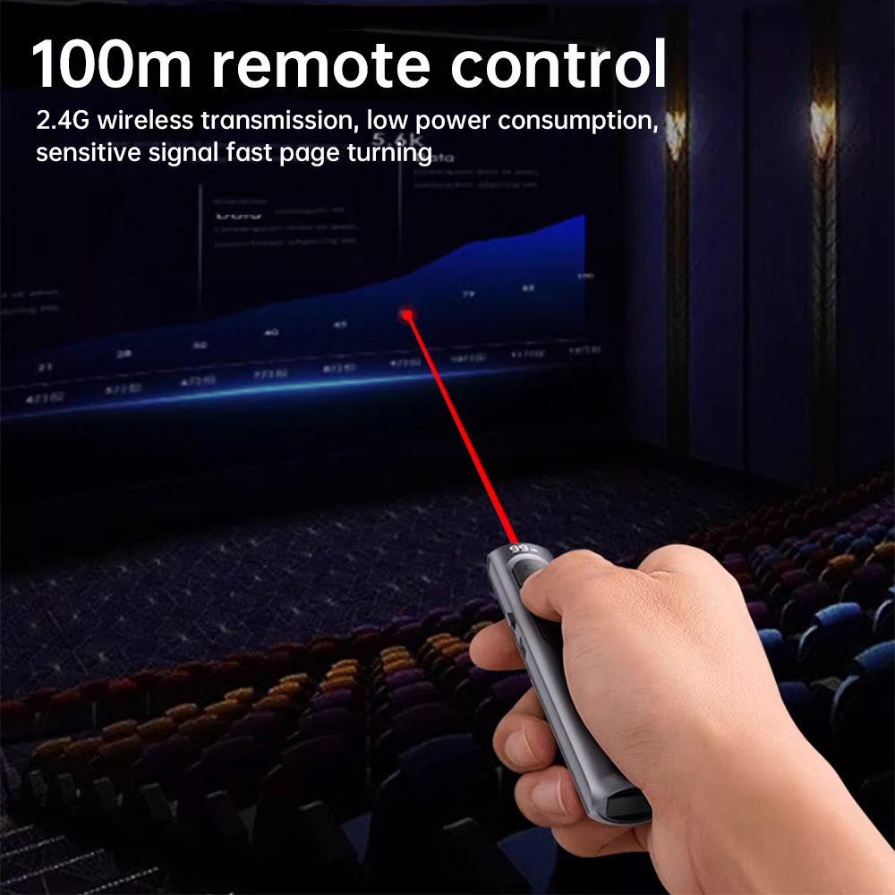 【2025 NEW】 Powerpoint Pen Presentation Clicker Type-C Rechagable Remote ...