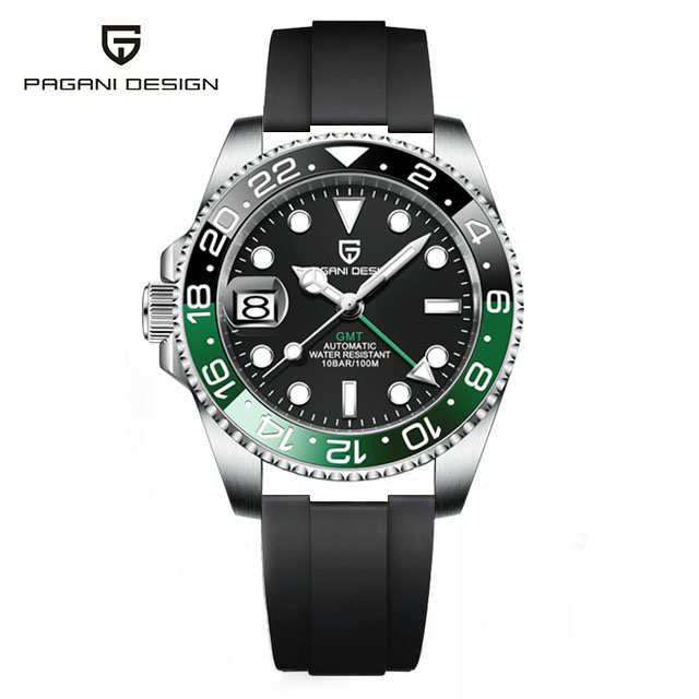 100% official Pagani Design V3 submariner GMT 40MM automatic watch Japan NH34 watch men 100M ...