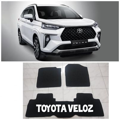 Toyota Veloz 1st 2nd rows Nomad rubber car mat Veloz Custom Fit Rubber ...