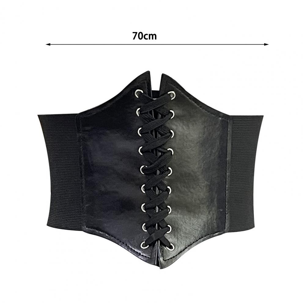 Body Belt Solid Color Body Waistband Imitation Wide Corset Belt | Daraz.pk