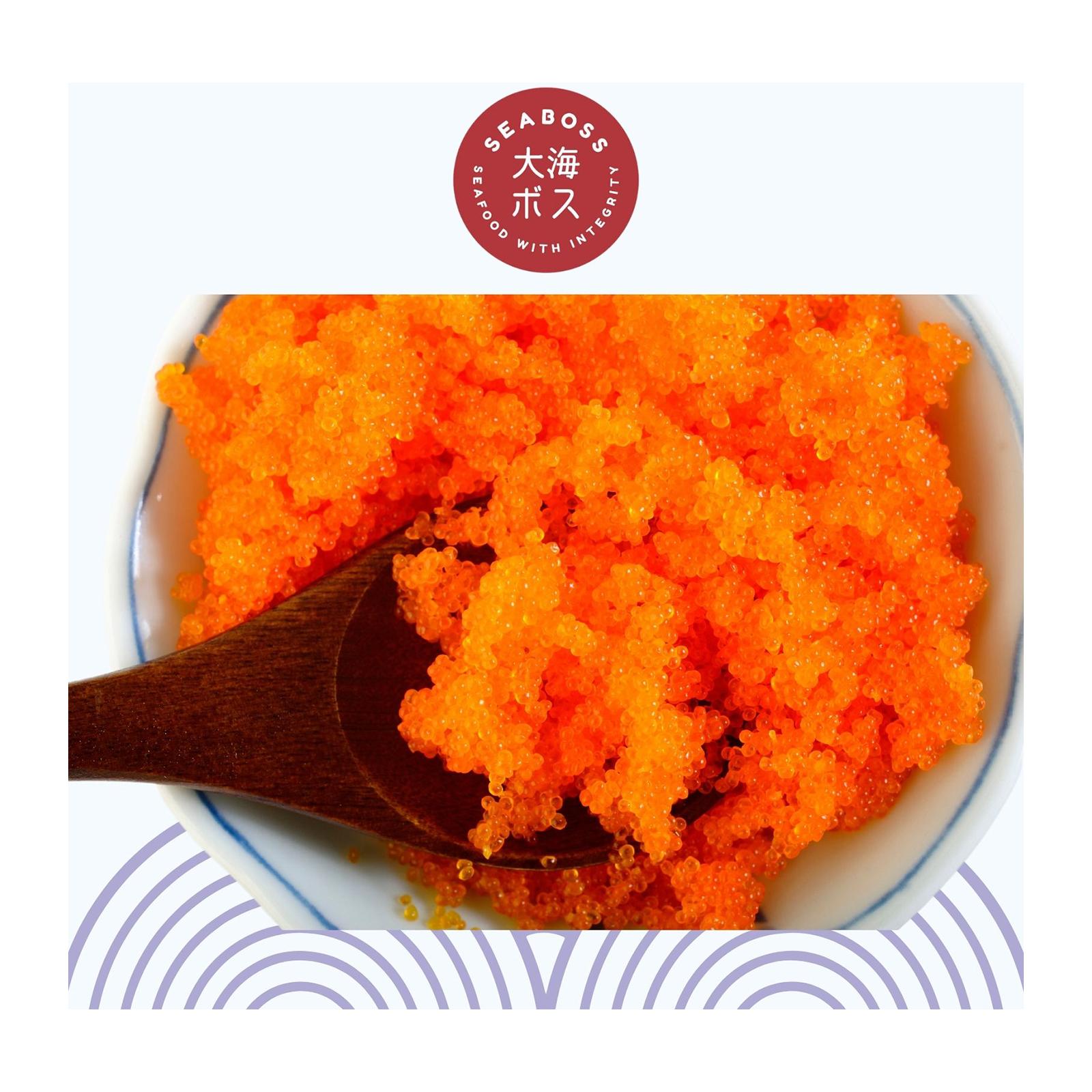 SEABOSS Ebiko (Sashimi-grade Capelin Roe) 50G - Frozen | Lazada Singapore