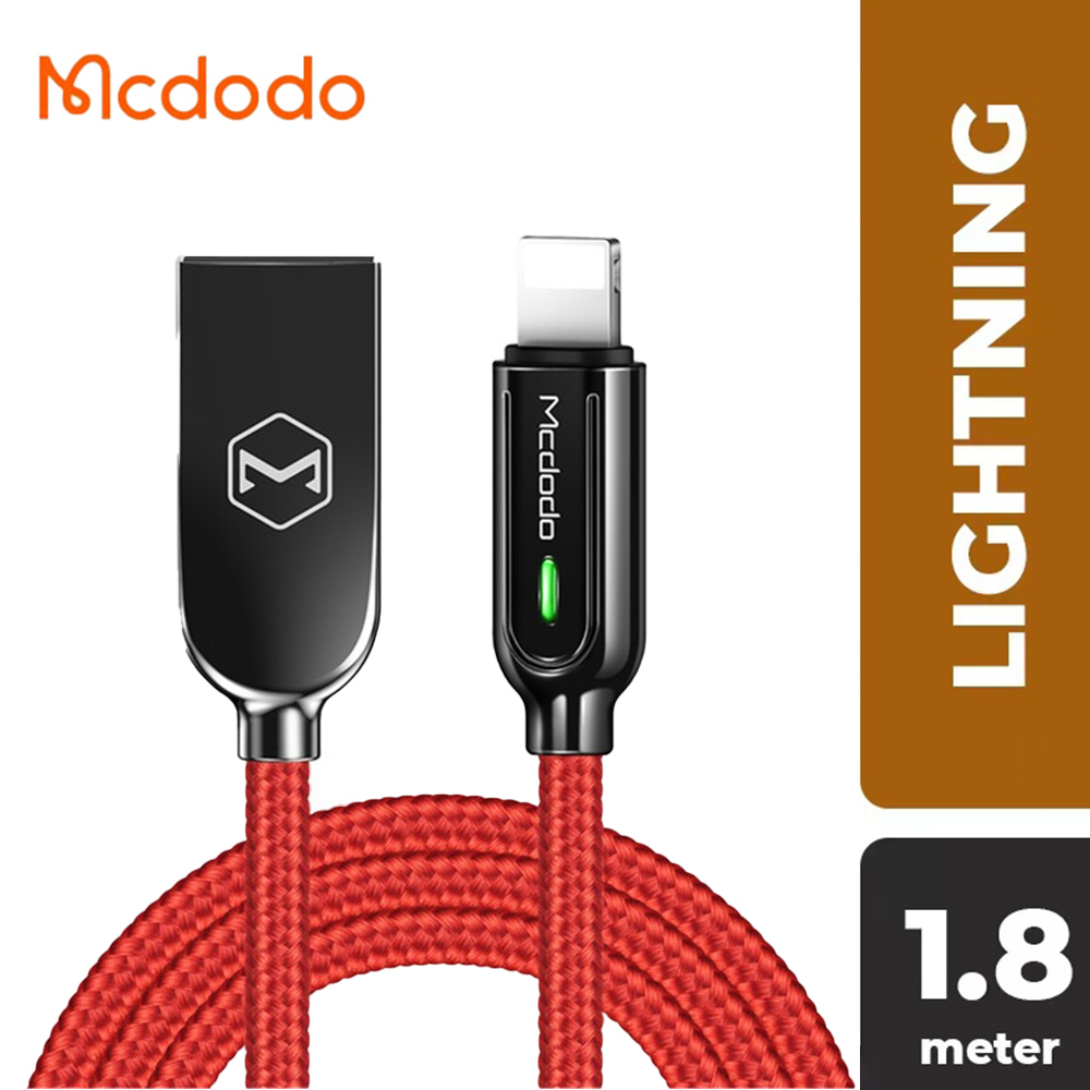 Mcdod Fast Charging Usb Cable Auto Disconnect Power Cut Off For IPhone ...