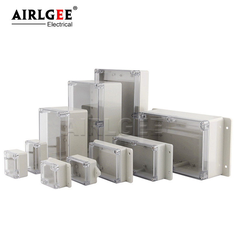 Clear Waterproof Junction Box Plastic Enclosure Box Project Instrument ...