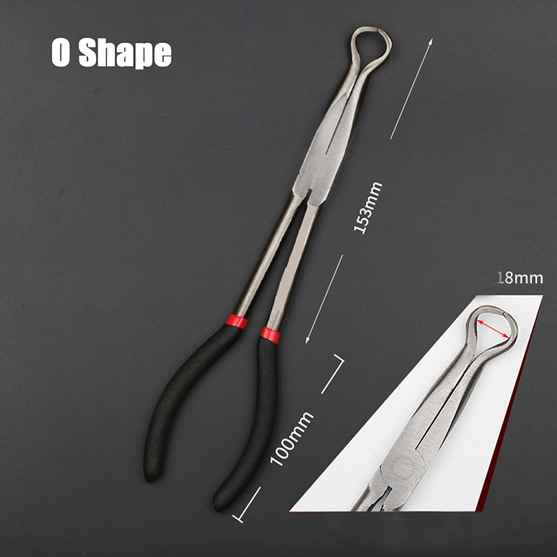 11" 280mm Long Handle Multi-Functional Reach Circle Nose Pliers Plug ...