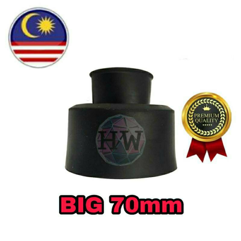 Toilet WC Black Rubber Cone For Lower Level Cistern Flush Paip | Lazada