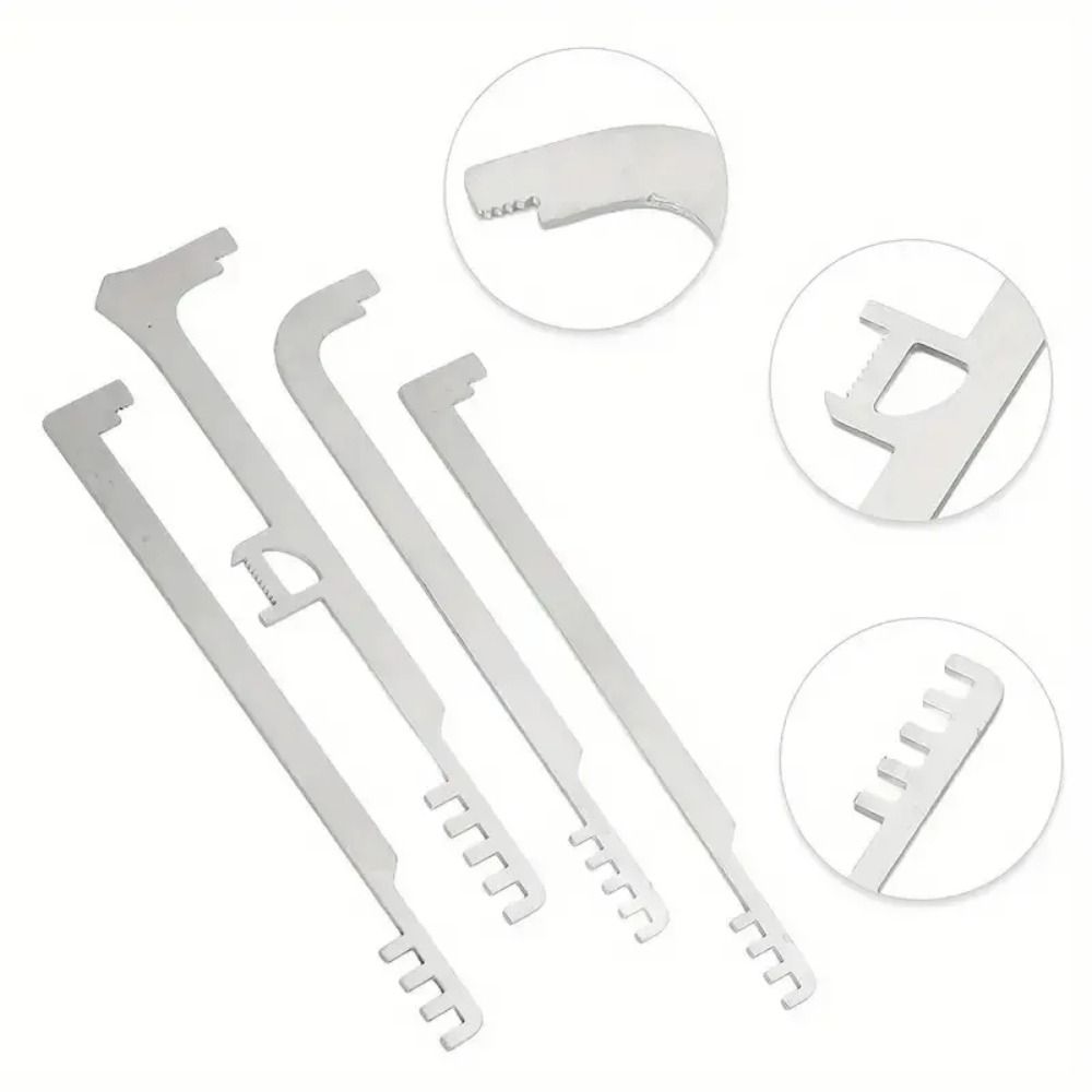 Precision Compact Lock Picking Set Rust-resistant Comb Picks Automotive ...
