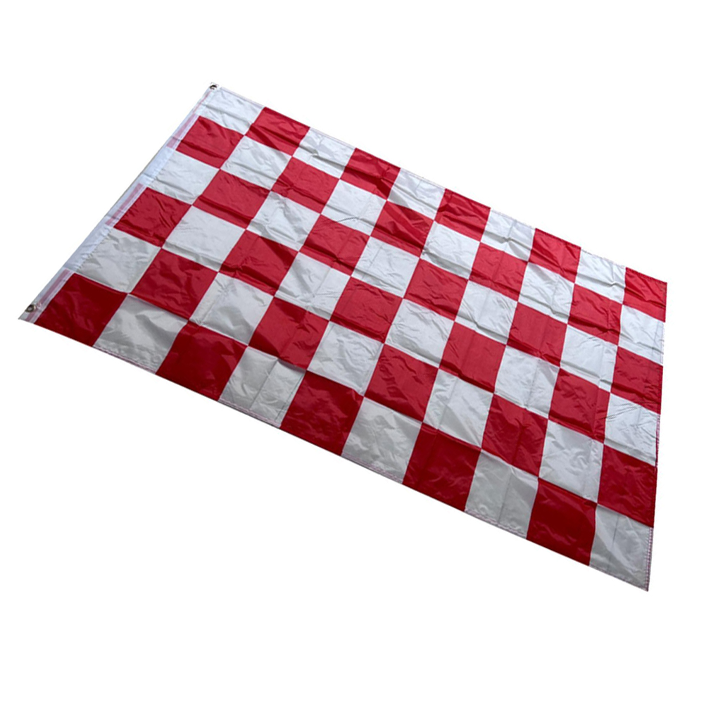 1/2/3 Checkered Racing Flags For Authentic Racing Atmosphere Red And ...