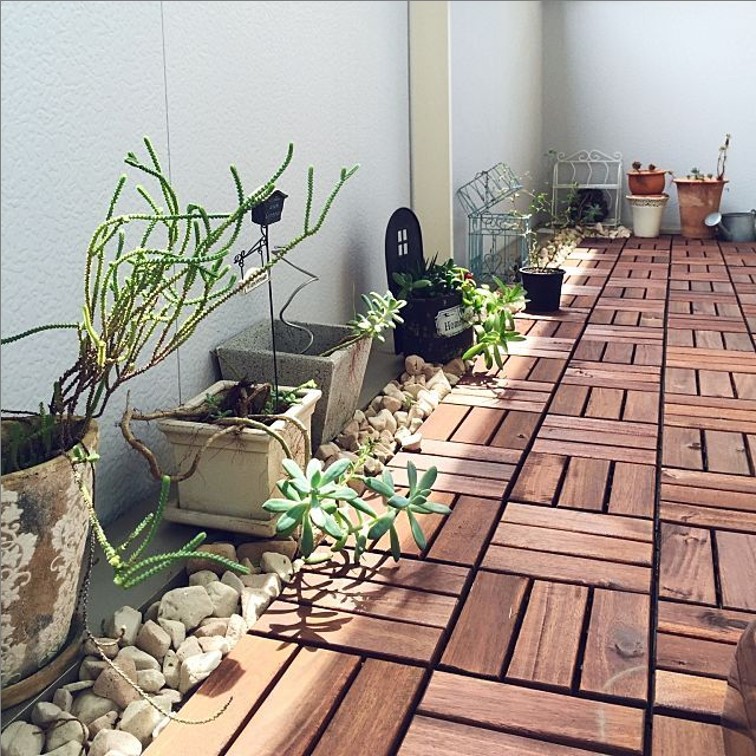 lantai kayu tile decking, lantai kayu tempel, lantai kayu vinyl tebal ...