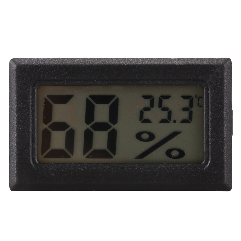 FY-11 Mini Digital LCD Environment DIY Thermometer Hygrometer Embedded ...
