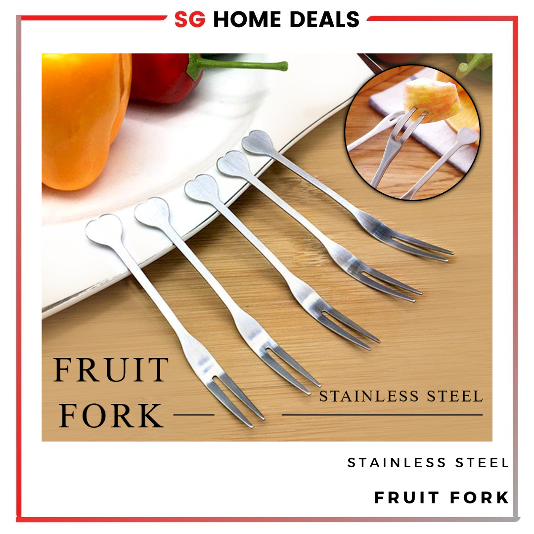 Stainless Steel Fruit Fork Dessert Fork Food Picks Stainless Steel ...